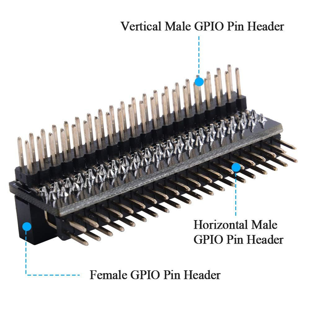 GetUSCart- GeeekPi Micro Connectors 40-pin GPIO 1 to 2 Expansion Board ...