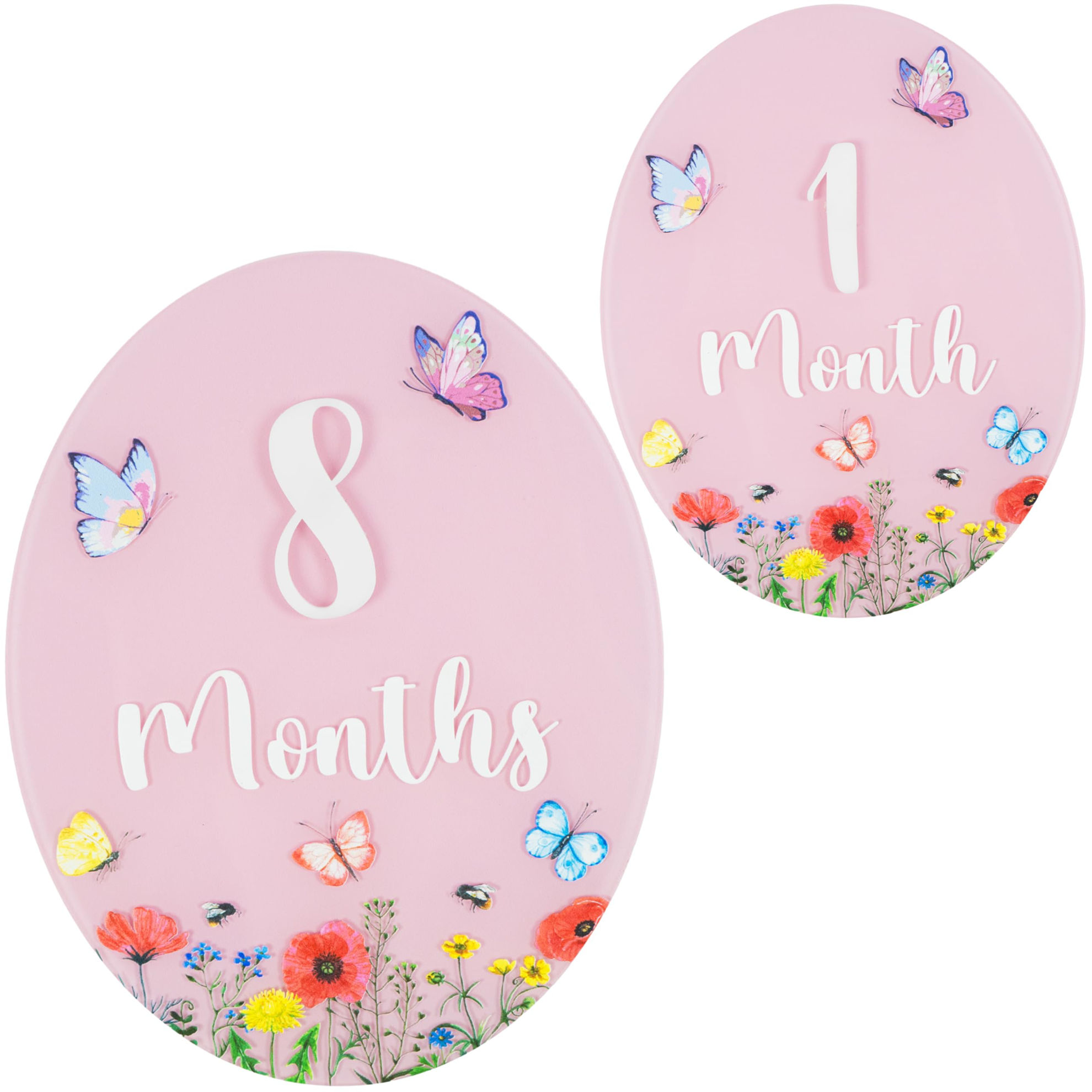 GetUSCart- Baby Monthly Milestone Sign - Acrylic Baby Monthly Milestone ...
