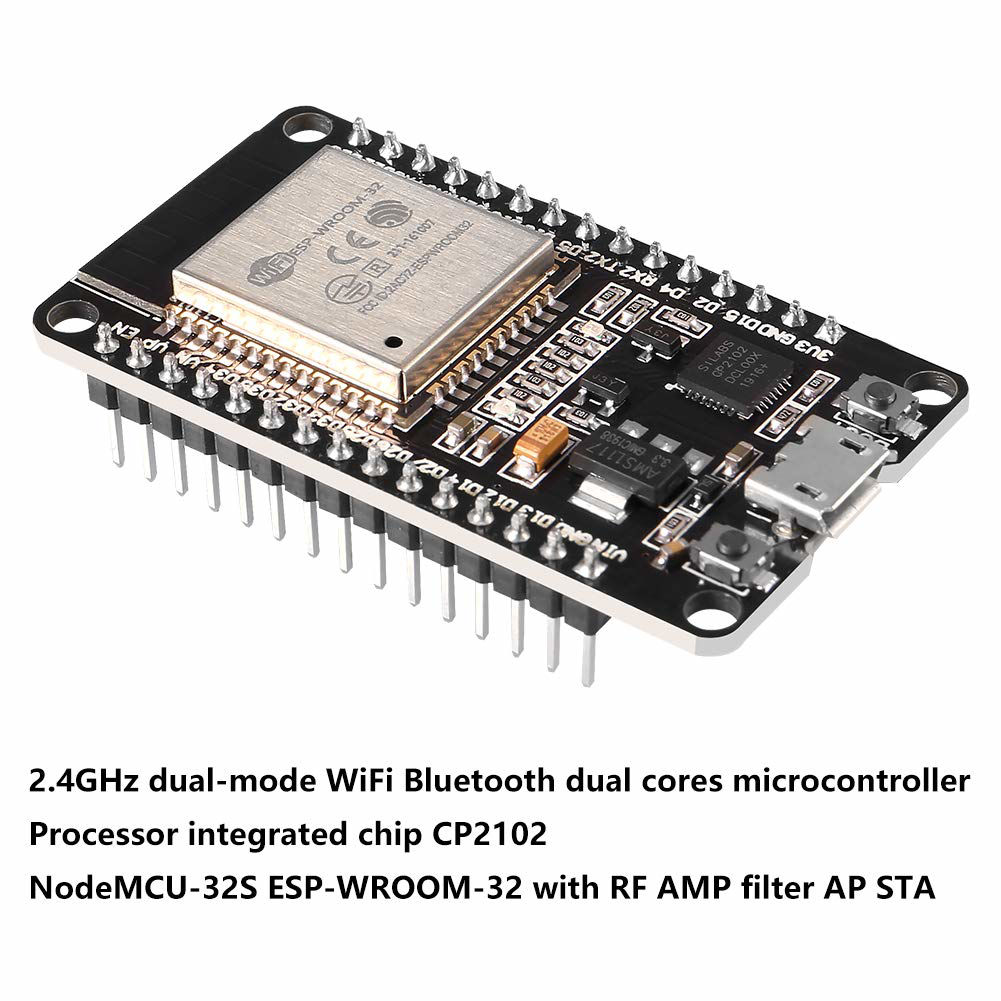 GetUSCart- 3PCS ESP32 ESP-32S WiFi Development Board NodeMCU ESP-WROOM-32 Microcontroller 2.4GHz ...