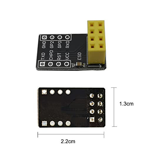 GetUSCart- 6 Sets ESP8266 ESP-01S WiFi Transceiver Module with ESP-01 Breakout Board ESP-01S ...