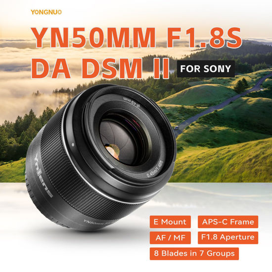 GetUSCart- YONGNUO Upgraded YN50MM F1.8S DA DSM II Lens, for Sony E ...