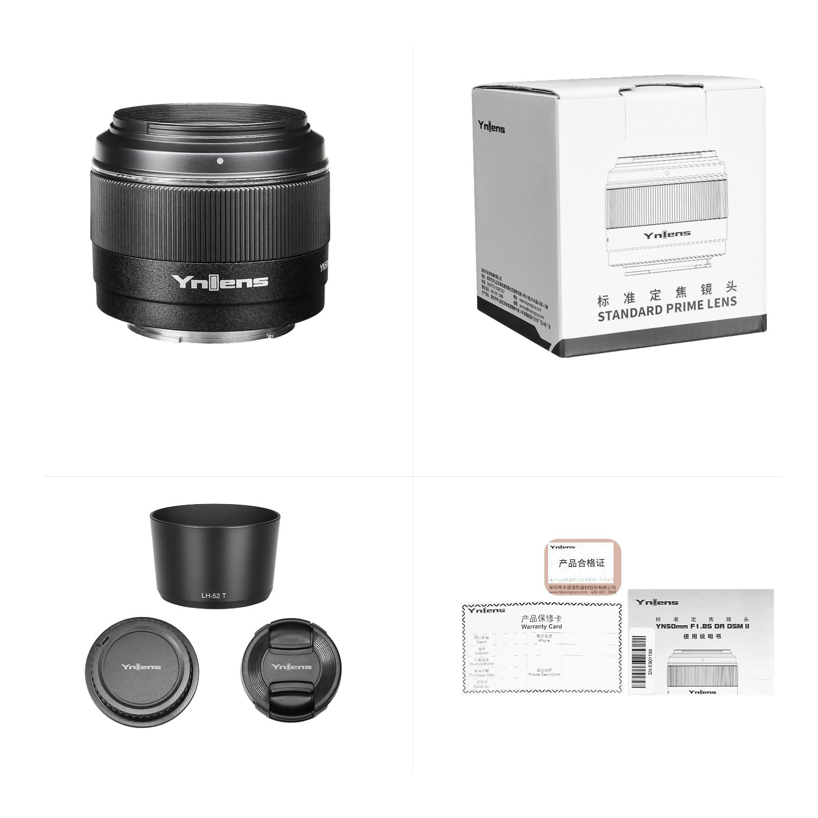 GetUSCart- YONGNUO Upgraded YN50MM F1.8S DA DSM II Lens, for Sony E ...