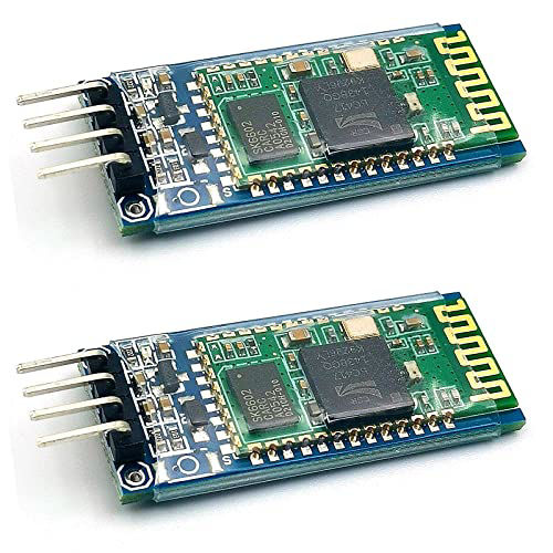 GetUSCart- FainWan 2pcs HC-06 RS232 4 Pin Wireless Bluetooth Serial RF Transceiver Module Bi ...