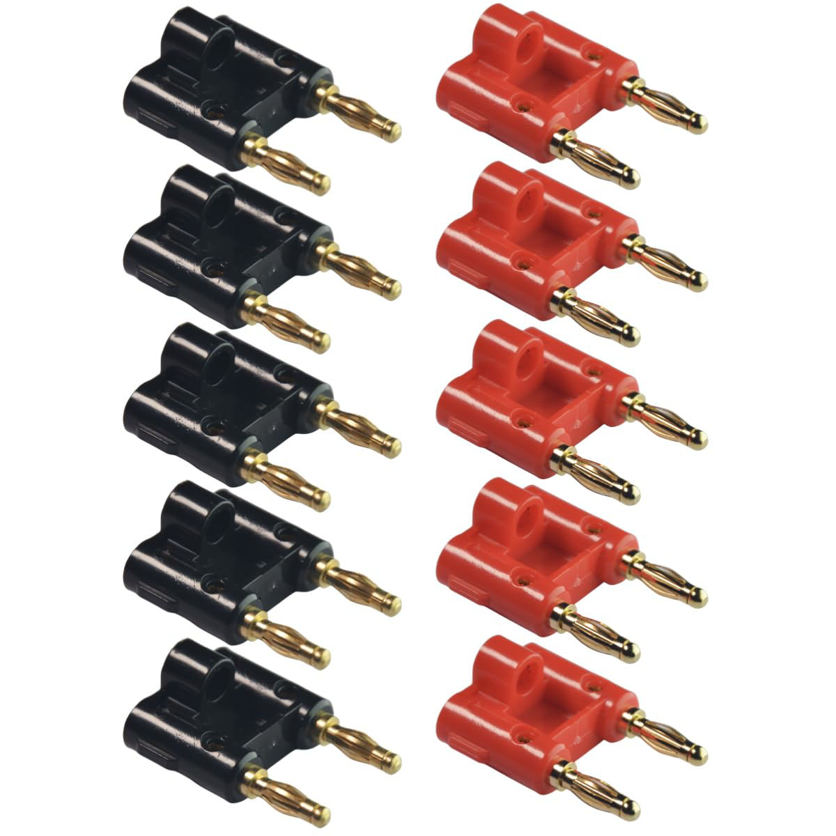 GetUSCart- CESS Two Way Speaker Banana Male Plug Cable Connectors ...