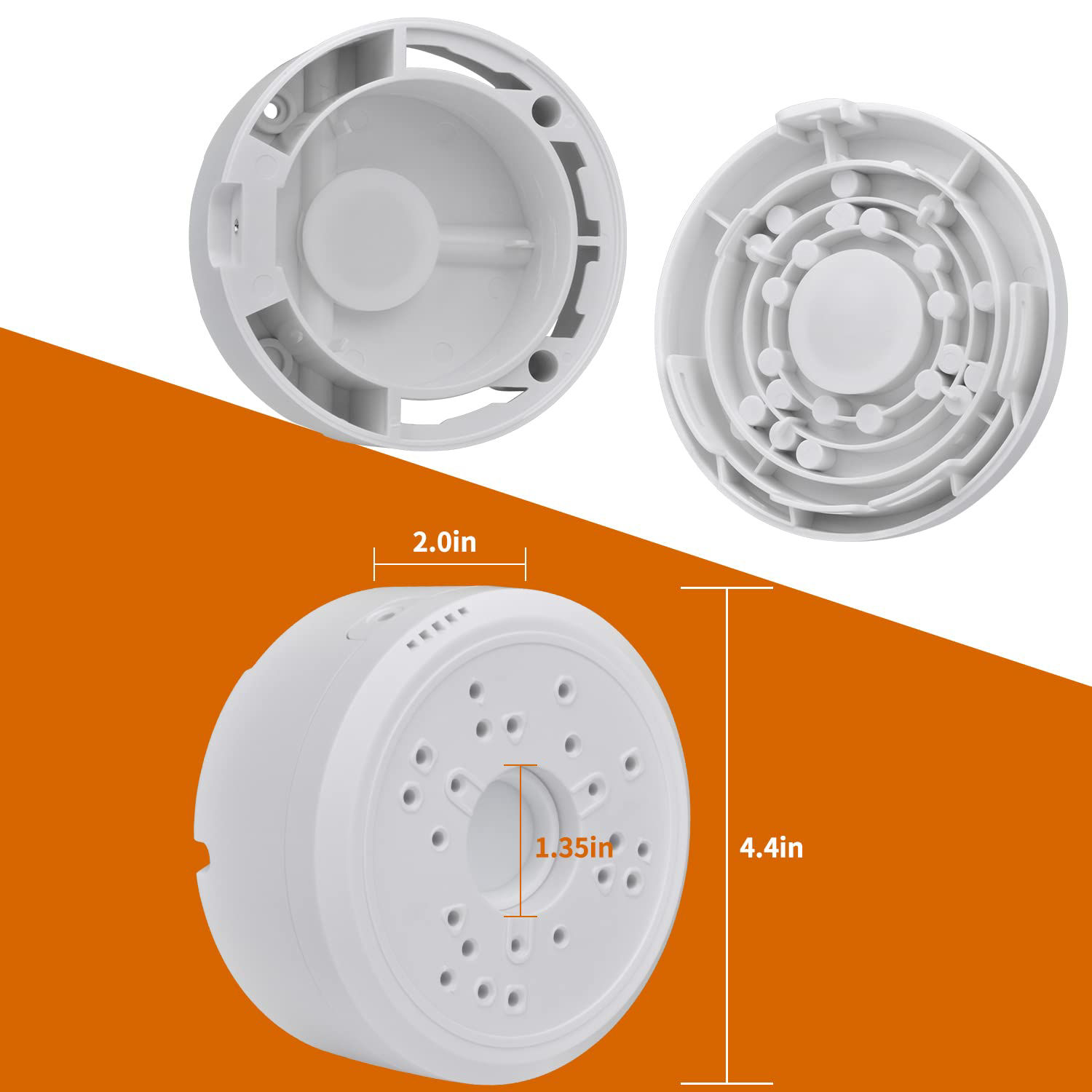 GetUSCart- Universal Junction box for Bullet security camera, Plastic ...