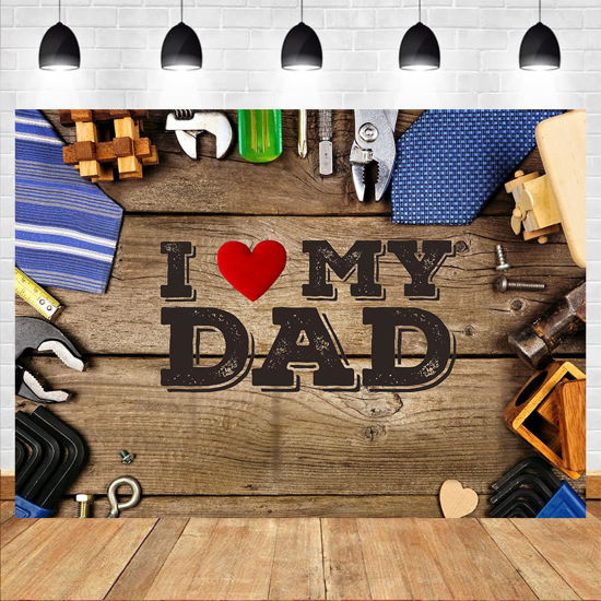 GetUSCart- LTLYH 7x5ft Happy Father's Day Photography Backdrop ...