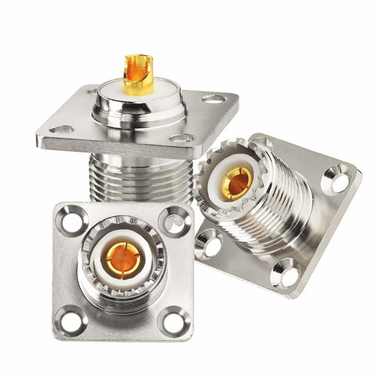 GetUSCart- wlaniot SO-239 Chassis Mount Connector SO239 Solder ...