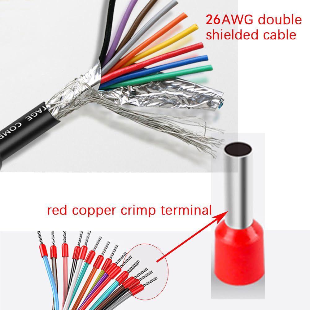 GetUSCart- Willwewon 10Ft 3m 26AWG DB9 Male RS232 9 Pin Serial Extension Cable, RS232 D-SUB DB9 ...