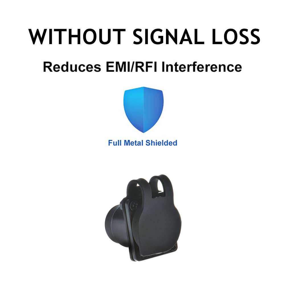 GetUSCart- PENGLIN 2PCS RJ45 Panel Mount Coupler, Shielded D-Type RJ45 ...