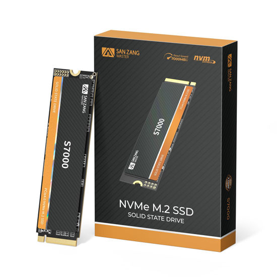 GetUSCart- SAN ZANG MASTER 1TB SSD NVMe M.2 PCIe Gen 4x4, M.2 2280 SLC ...
