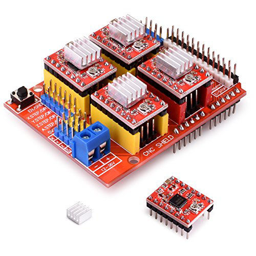 GetUSCart- Longruner CNC Shield Expansion Board V3.0 Board + A4988 Stepper Motor Driver with ...