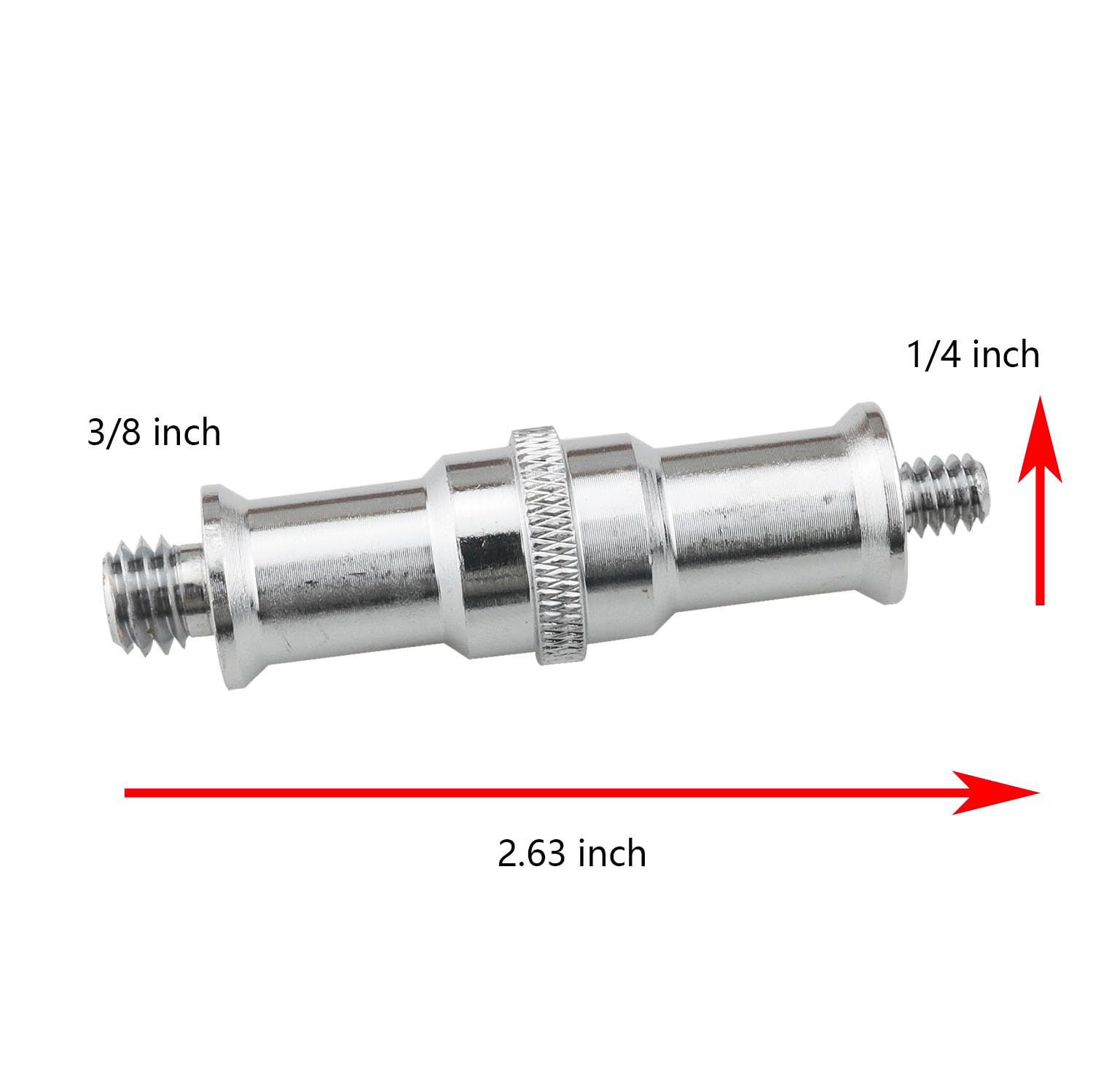 GetUSCart- YHXiXi 4PCS 1/4 to 3/8 inch Male Convertor Threaded Screw ...