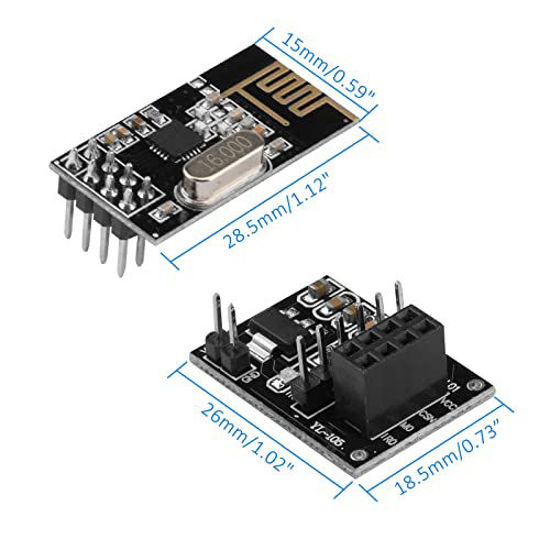 GetUSCart- Aideepen 5PCS NRF24L01 Wireless Transceiver Module with ...