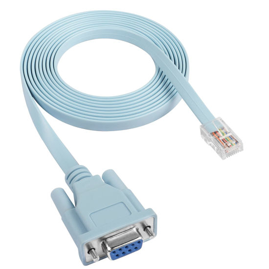 GetUSCart- YACSEJAO 3M/9.8FT DB9 to RJ45 Console Cable DB9 9 Pin Female ...