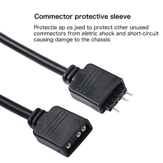 GetUSCart- YACSEJAO ARGB Splitter Cable 5V 3Pin Addressable RGB 1 to 3 ...