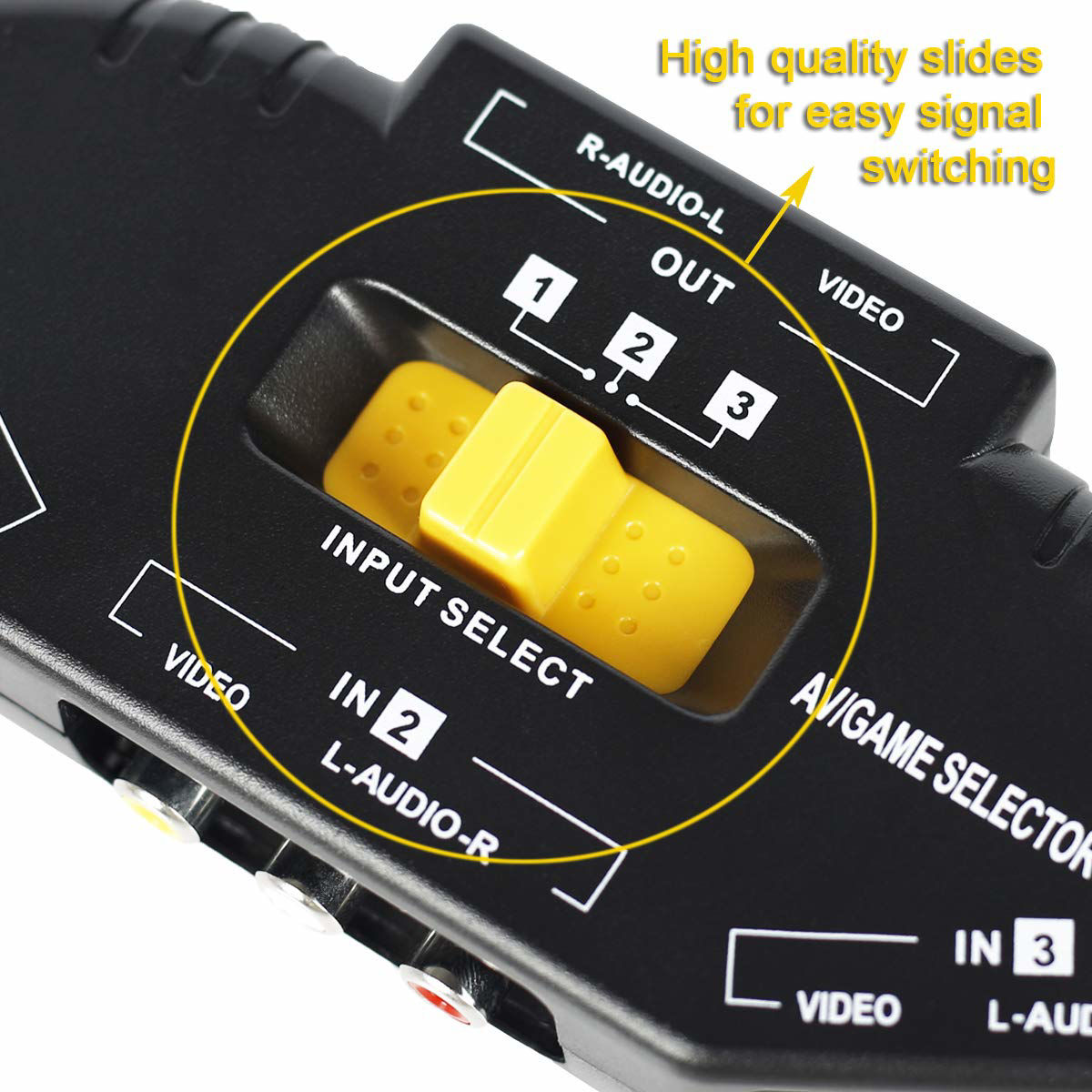 GetUSCart- CHUNGHOP AV SWITCHER AV Switch 3 Way Outlets Converter Port ...