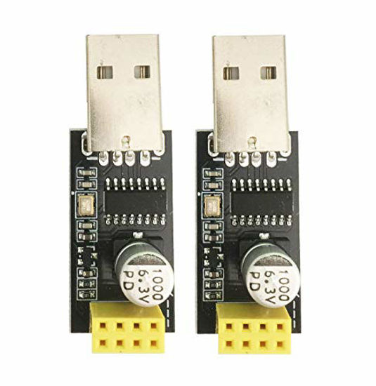 GetUSCart- Sunhokey ESP8266 ESP-01 Serial WiFi Wireless Transceiver Module with USB to ESP8266 ...