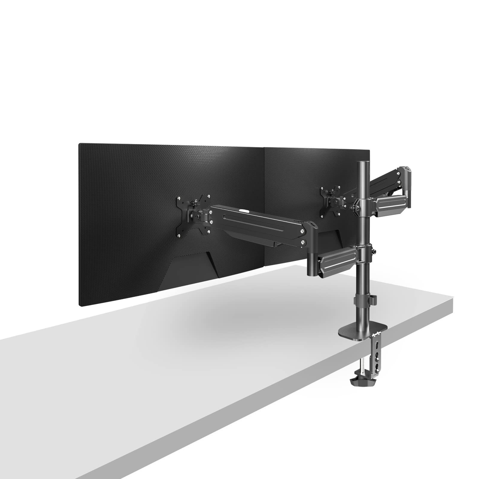 GetUSCart- Pholiten Dual Monitor Stand, Monitor Mounts for 2 Monitors ...