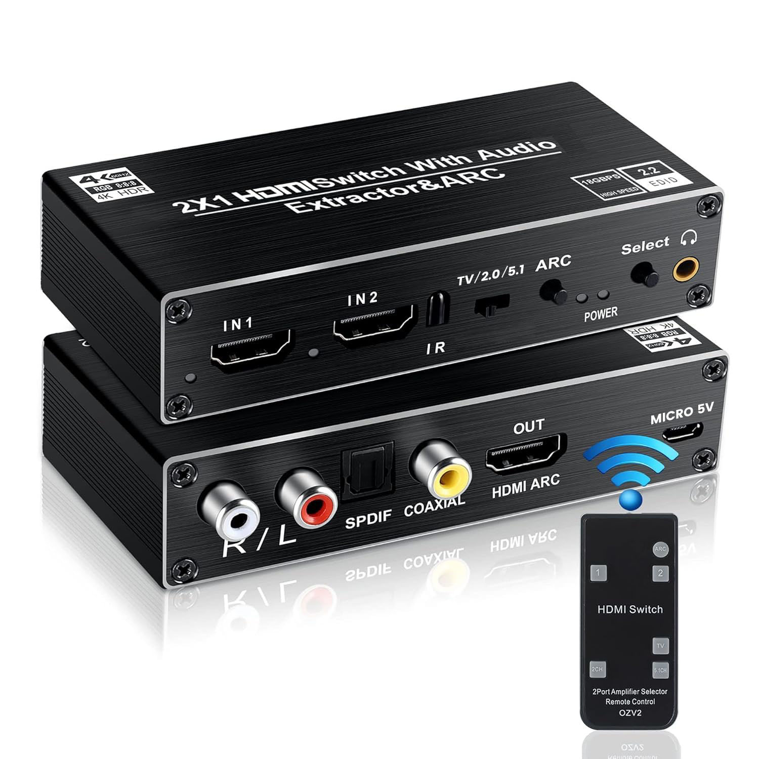 GetUSCart- avedio links HDMI Switch Audio Extractor, HDMI Switch ...