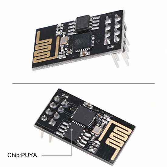 GetUSCart- MakerFocus 2pcs ESP8266 ESP-01 Serial Wireless WiFi Transceiver Receiver Module 1MB ...