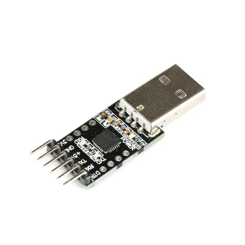GetUSCart- JESSINIE USB to Serial Adapter CP2102 Module USB to TTL Serial Adapter 6Pin USB 2.0 ...