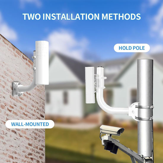 GetUSCart- Wireless Bridge Bracket Mount, Wall Mount J Pole Mount,Pole ...