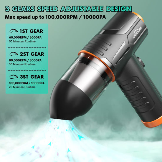 GetUSCart- WHATOOK 2-in-1 Computer Vacuum Cleaner：Compressed Air Duster ...