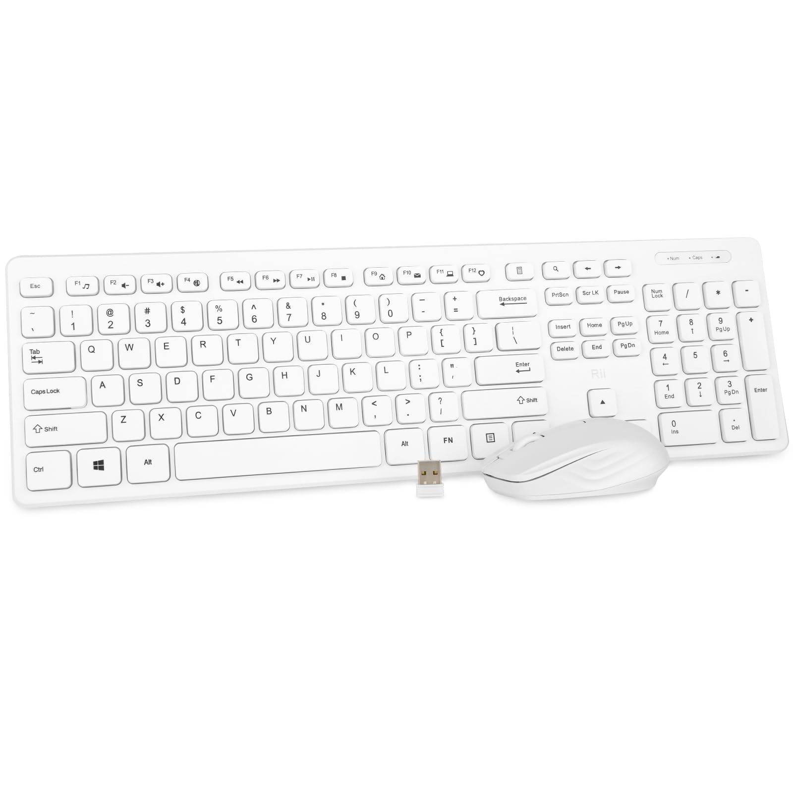 GetUSCart- Wireless Keyboard and Mouse Combo - Rii Standard Office PC ...