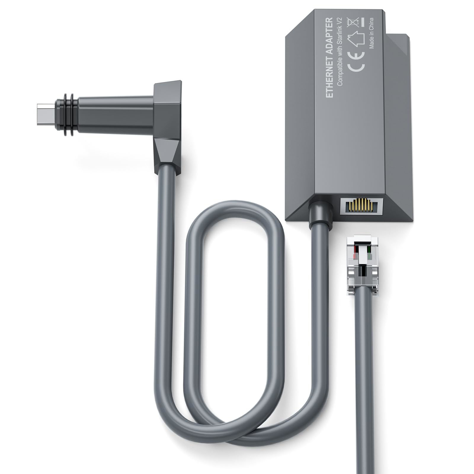 GetUSCart- Frafode Starlink Ethernet Adapter for Starlink Rectangle ...