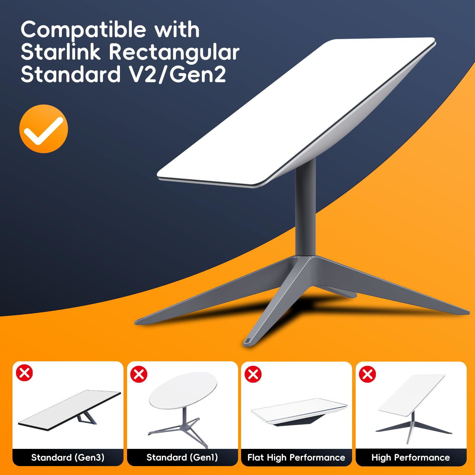 GetUSCart- Frafode Starlink Ethernet Adapter for Starlink Rectangle ...