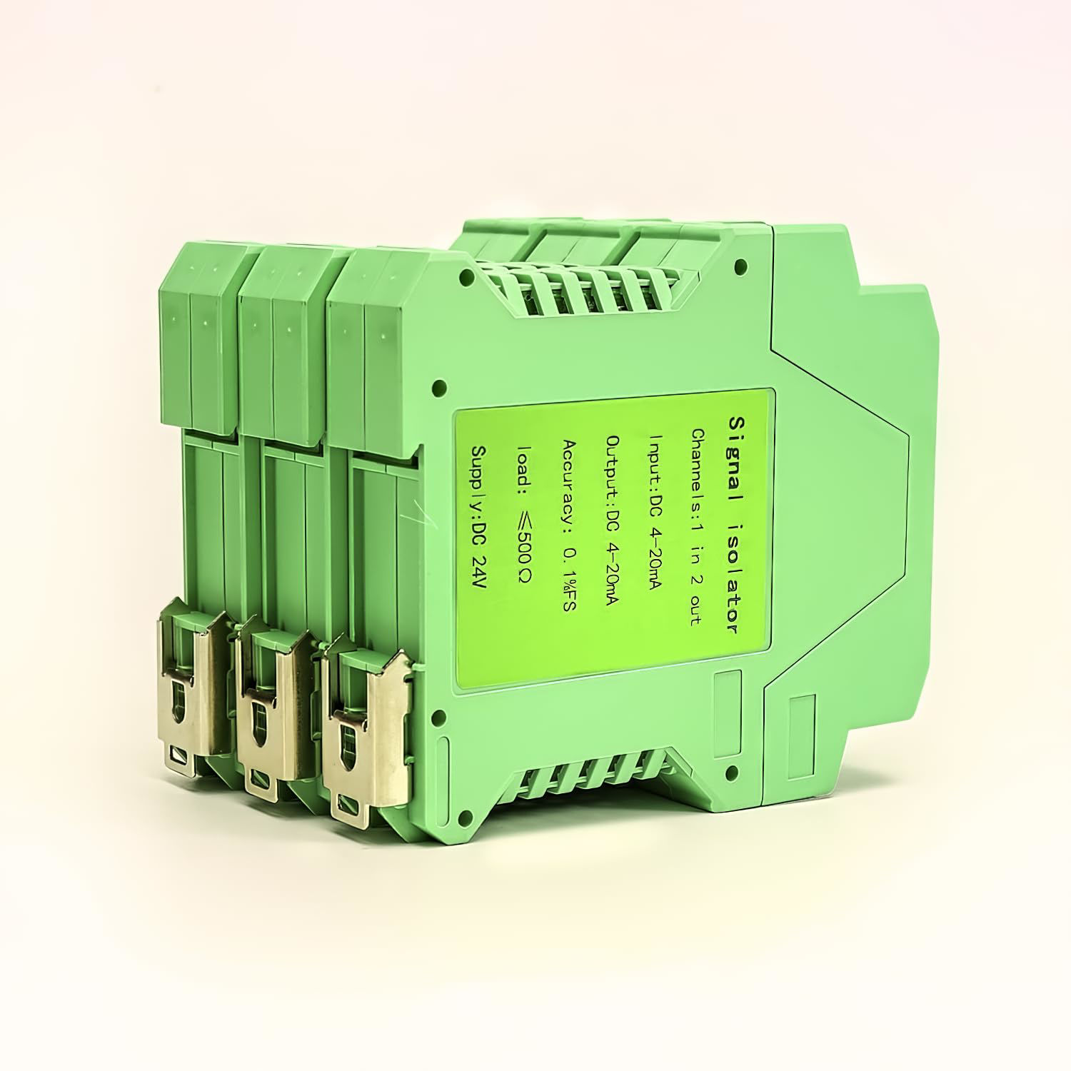 GetUSCart- Analog Signal Isolator Transmitter Splitter DC Galvanic Separation Analog Signal ...