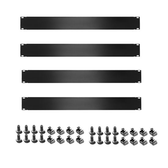 GetUSCart- 1U Blank Panel, 1U 19 Inch Blank Rack Mount Panel,1U ...