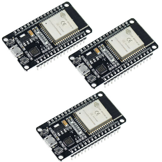 GetUSCart- Hosyond 3Pack ESP32 ESP-WROOM-32 Development Board WiFi + Bluetooth CP2102 Dual Core ...