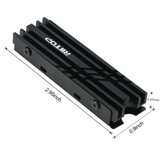 GetUSCart- M.2 SSD Heatsink, RIITOP NVMe Cooler for M2 NVMe or SATA ...