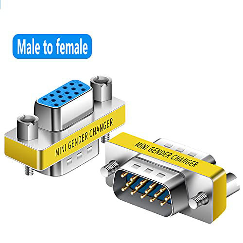 GetUSCart- LNHCAW vga to vga 15 vga Connector、Null Modem Adapter Male ...