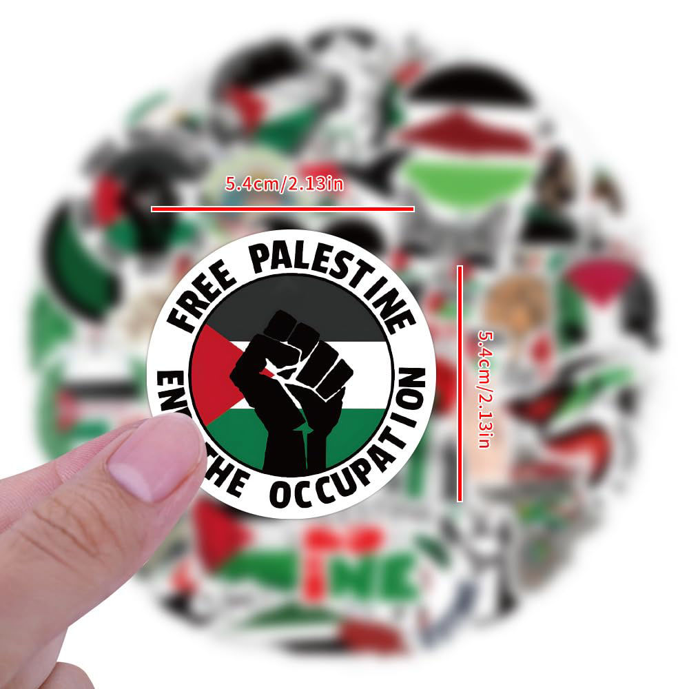 GetUSCart- Free Palestine Stickers for Adult, Teen,60pcs Palestine ...