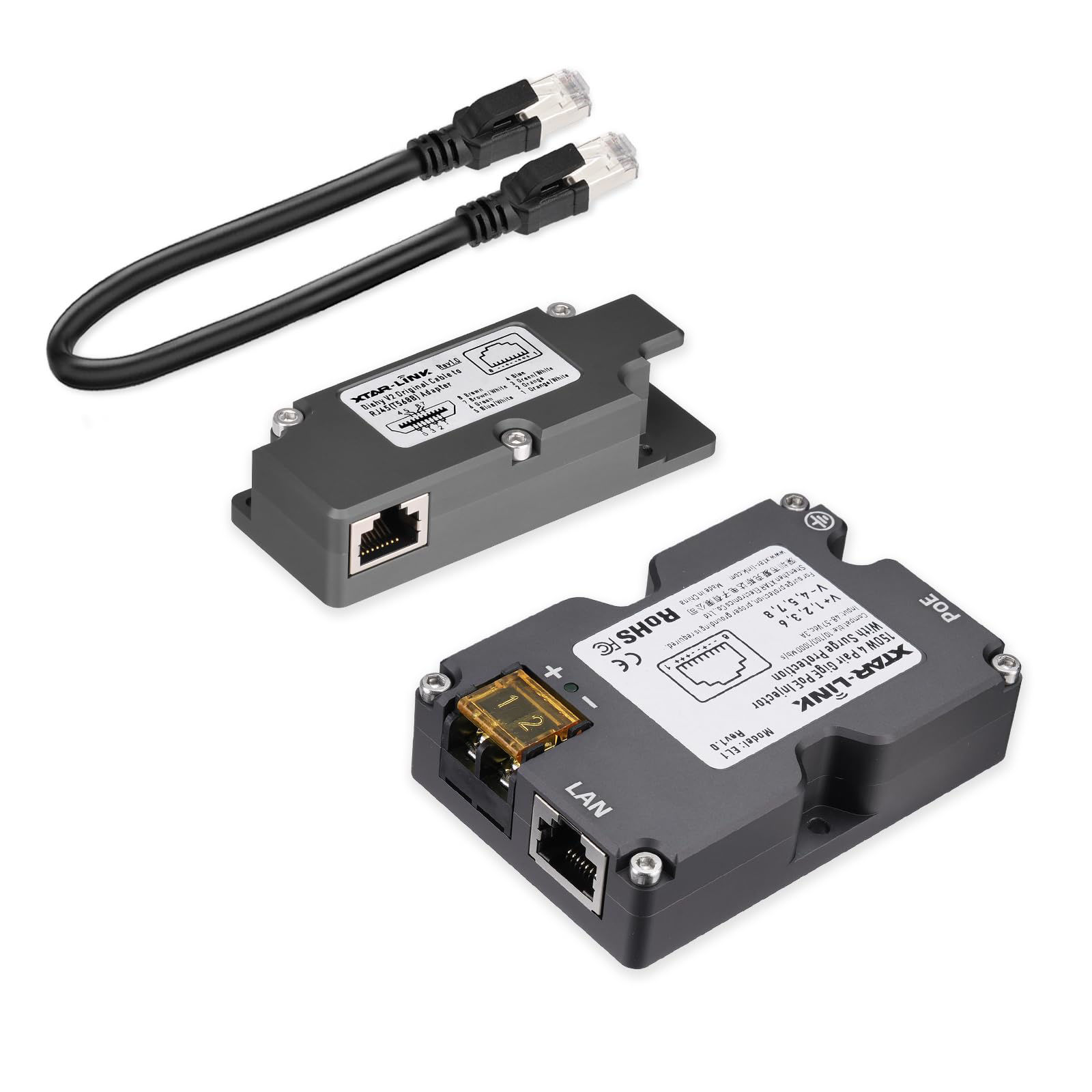 GetUSCart- ELFCULB Starlink PoE Injector,150W GigE Passive PoE Injector ...