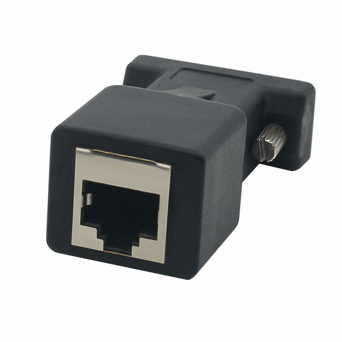 GetUSCart- DB9 RS232 Female Port to RJ45 Female Connector Card DB9 ...