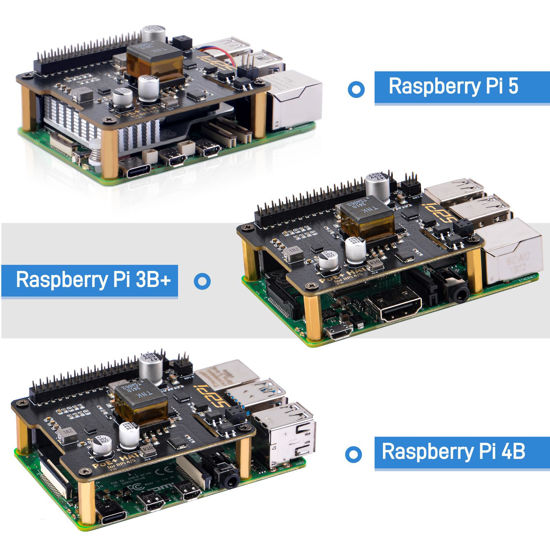 GetUSCart- GeeekPi P30 PoE+ HAT for Raspberry Pi 5, with Official Pi 5 ...