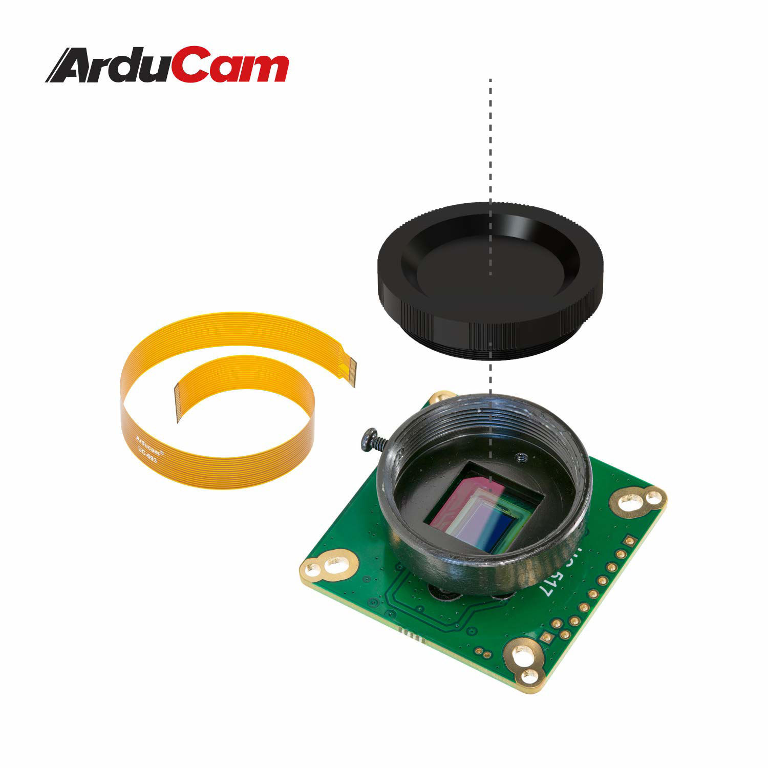 GetUSCart- Arducam IMX477 HQ Camera Board for Jetson, 12.3MP Camera Board Compatible with Nvidia ...