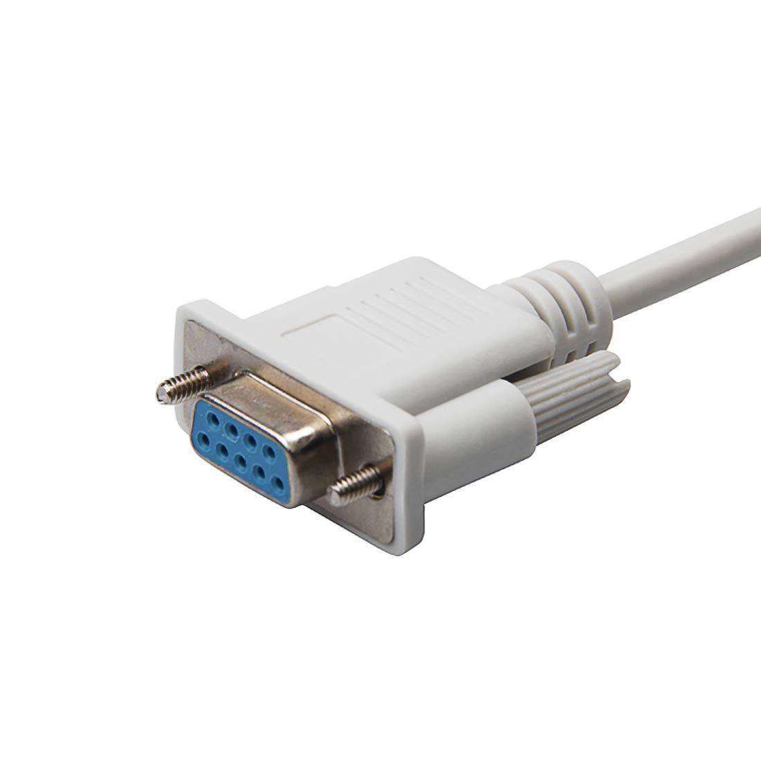 GetUSCart- 15 Foot 5m Straight Through DB9 9 Pin Serial / RS232 Male to ...