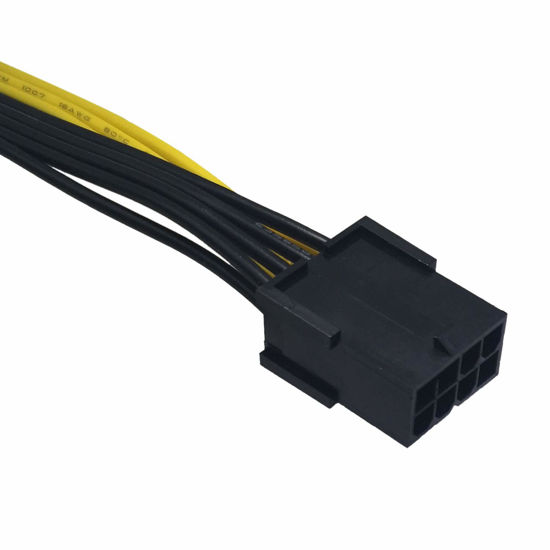 GetUSCart- (2-Pack) COMeap 8 Pin PCIe Cable, PCIe 8 Pin Female to 8 Pin ...