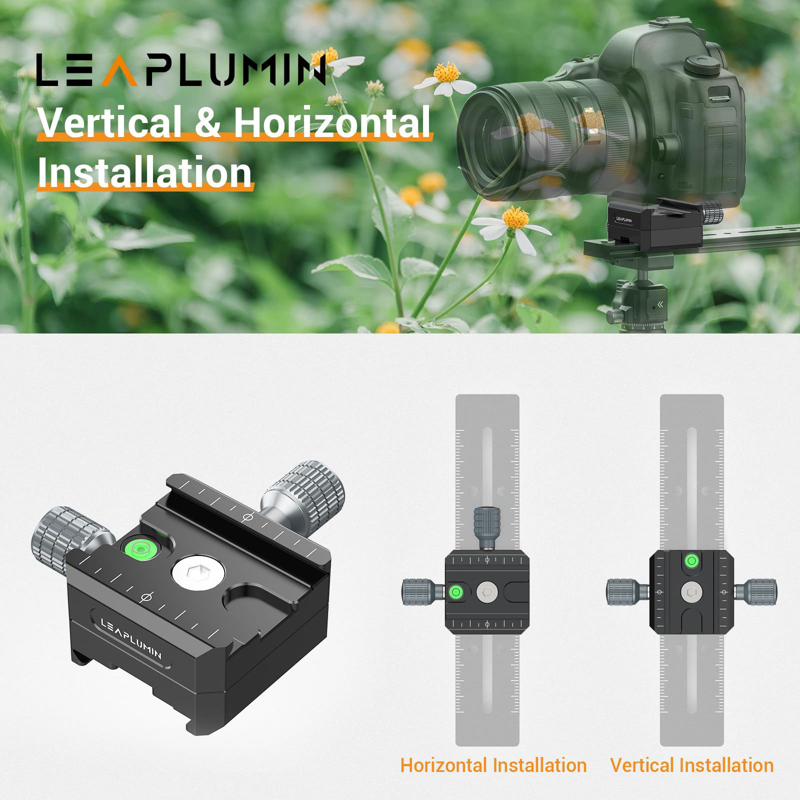 GetUSCart- Leaplumin Quick-Release Clamp for Tripod/Ball Head/Universal ...