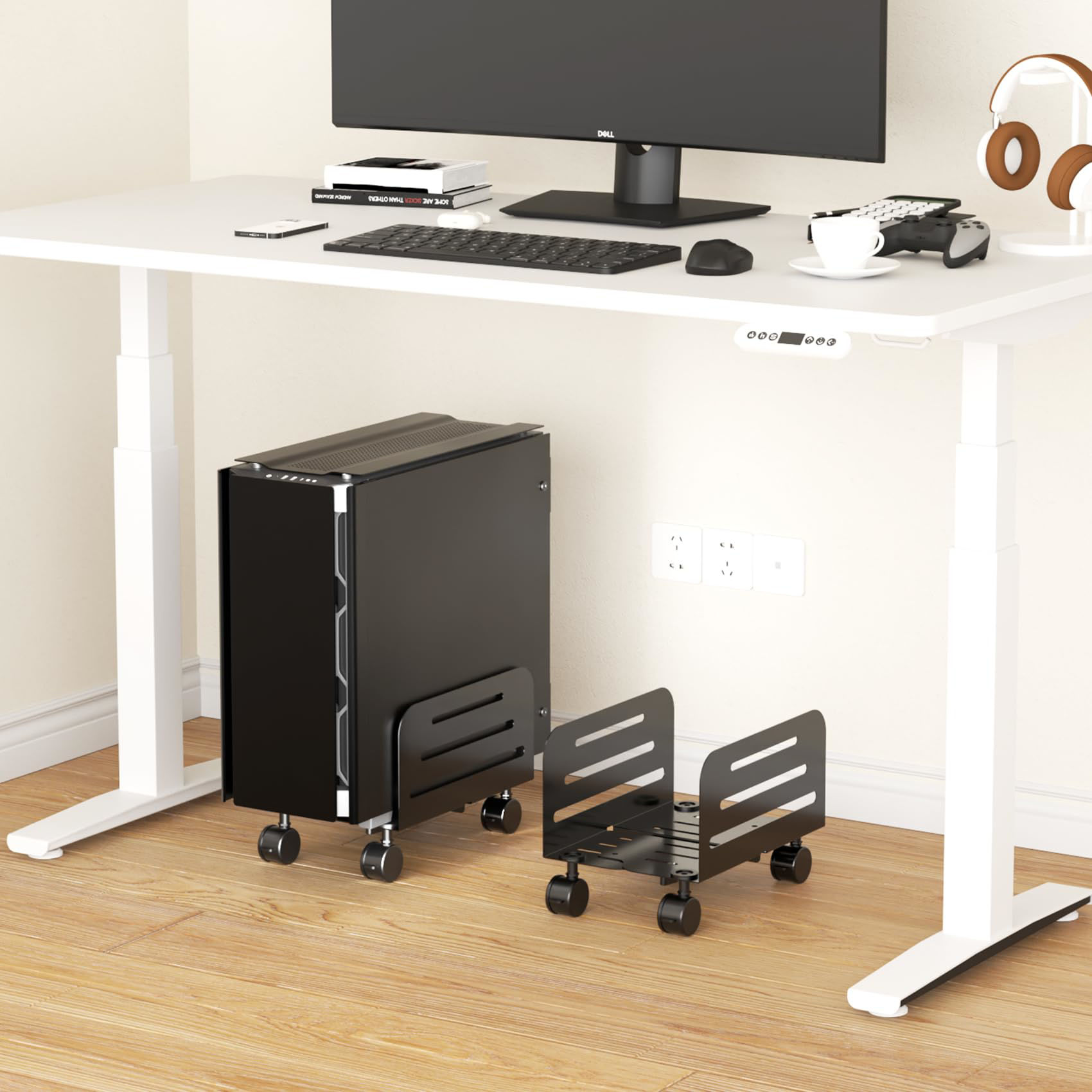GetUSCart- suptek Mobile Desktop Tower Computer Metal Floor Stand, CPU ...