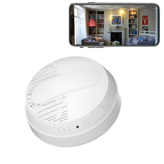 GetUSCart- LIZVIE Mini WiFi Camera Smoke Detector 1080P HD Security Cam ...