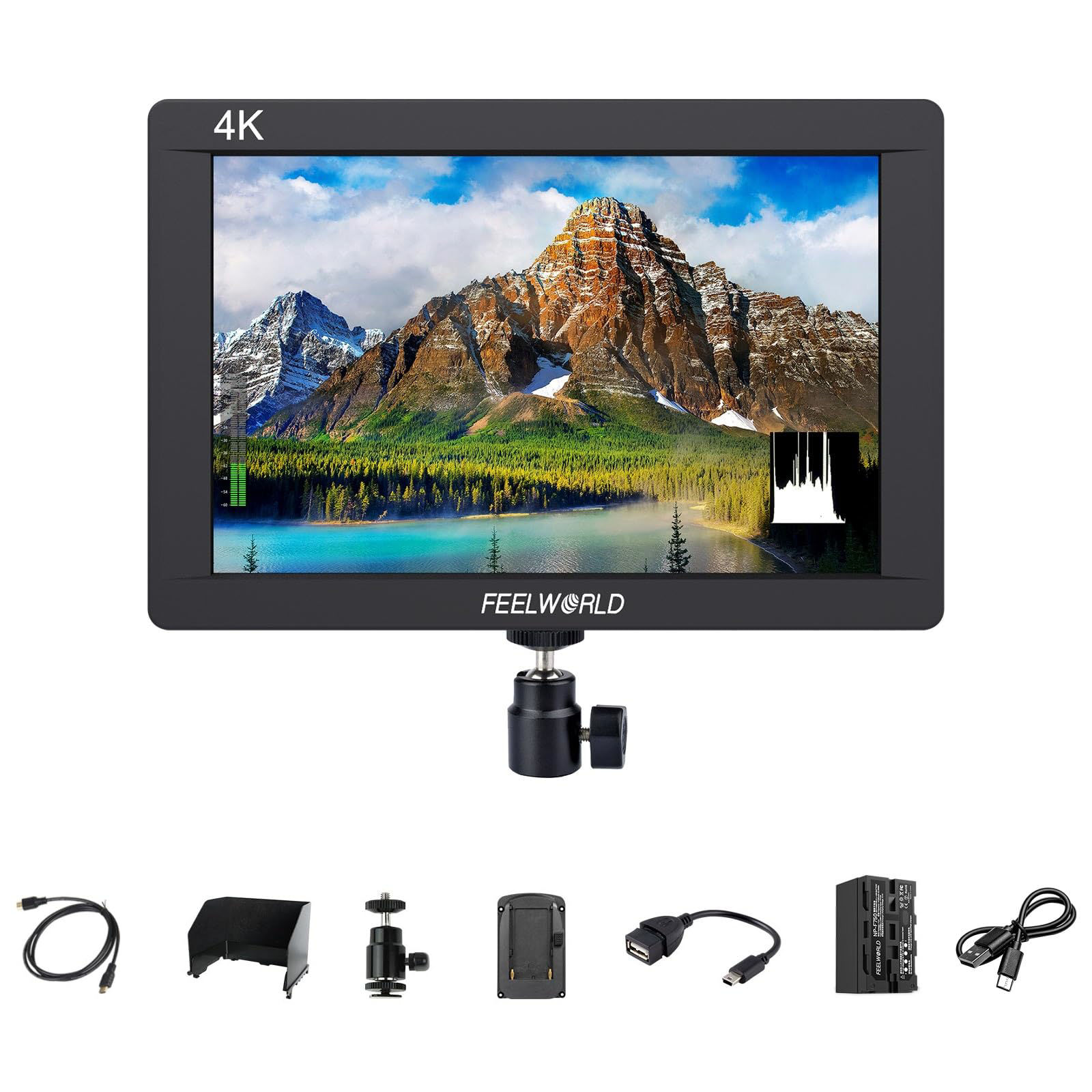 GetUSCart- FEELWORLD FW703 7 Inch Video Camera Monitor with F750 4400 ...