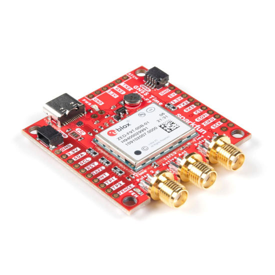 GetUSCart- SparkFun GNSS Timing Breakout-ZED-F9T (Qwiic)-Compatible w/Arduino Multi-Band GNSS ...