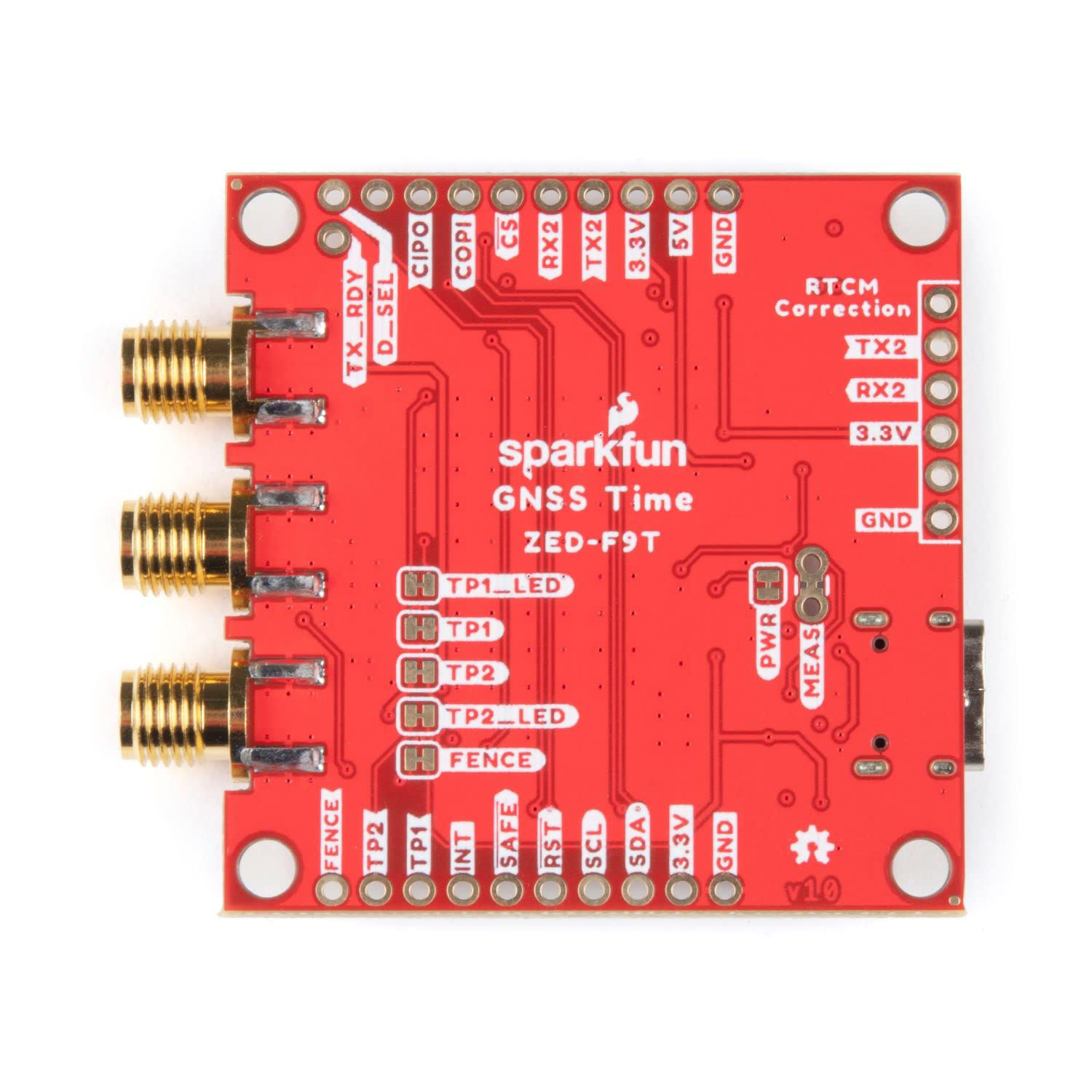 GetUSCart- SparkFun GNSS Timing Breakout-ZED-F9T (Qwiic)-Compatible w/Arduino Multi-Band GNSS ...