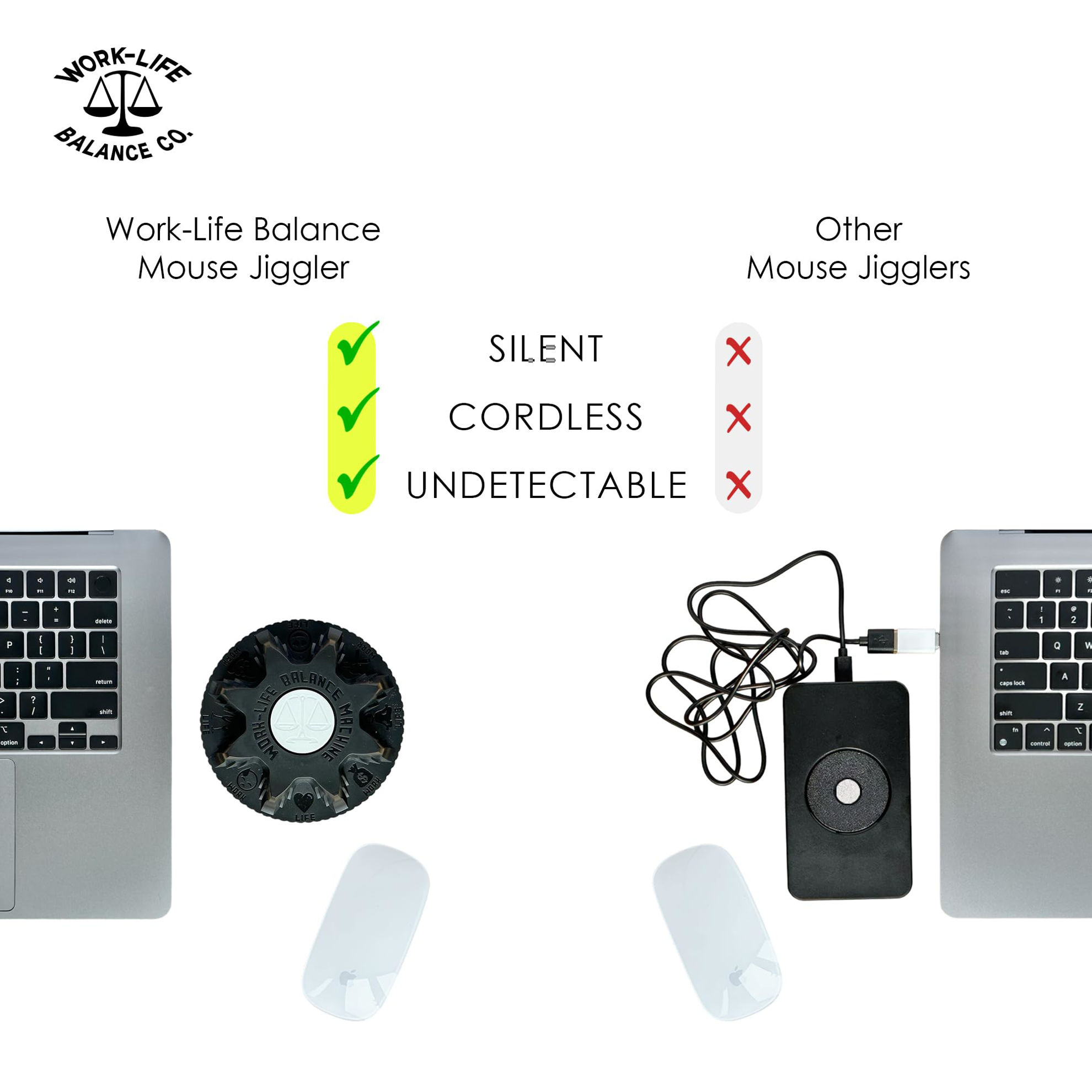 GetUSCart- Mechanical Mouse Jiggler Undetectable Device - No USB No ...