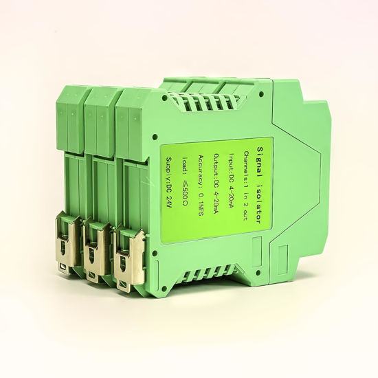 GetUSCart- Analog Signal Isolator Transmitter Splitter DC Galvanic Separation Analog Signal ...